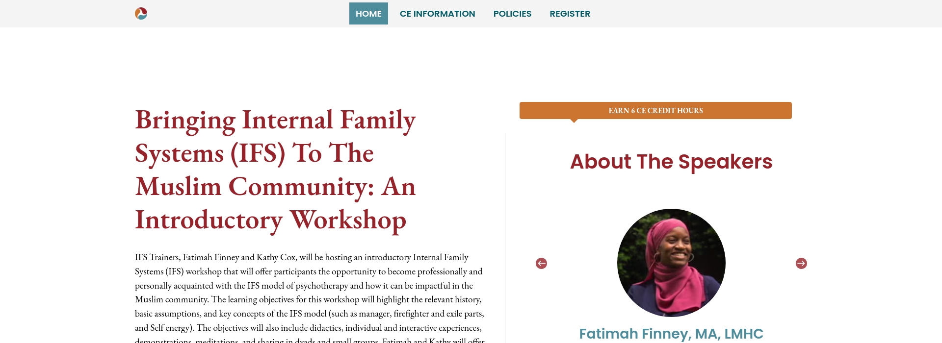 Bringing Internal Family Systems (IFS) to the Muslim Community: An ...